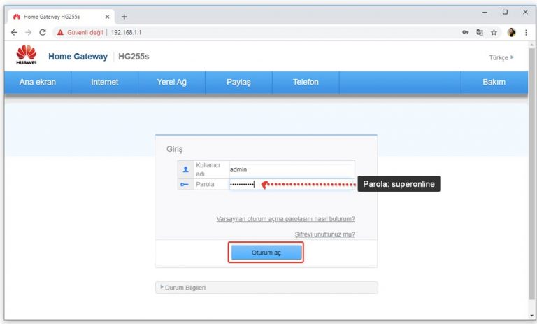 Turkcell Superonline Modem Wifi Şifresi Değiştirme » TechWorm