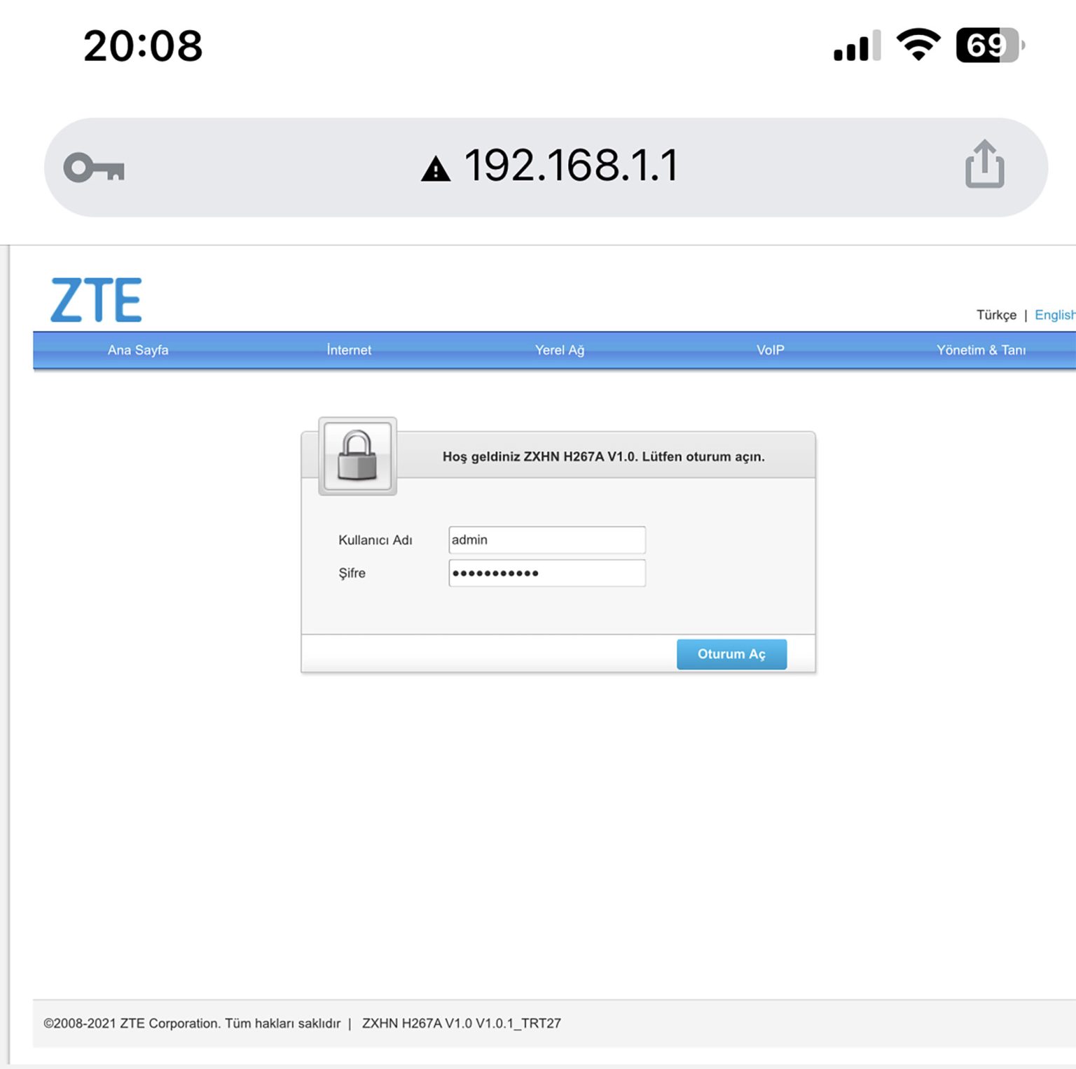 Wİ-Fİ ŞİFRE DEĞİŞTİRME TURKCELL SUPERONLİNE (ZTE MODEM) » TechWorm